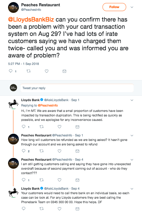 Cardnet, Lloyds Bank & Visa fail customers as network glitch charges UK ...